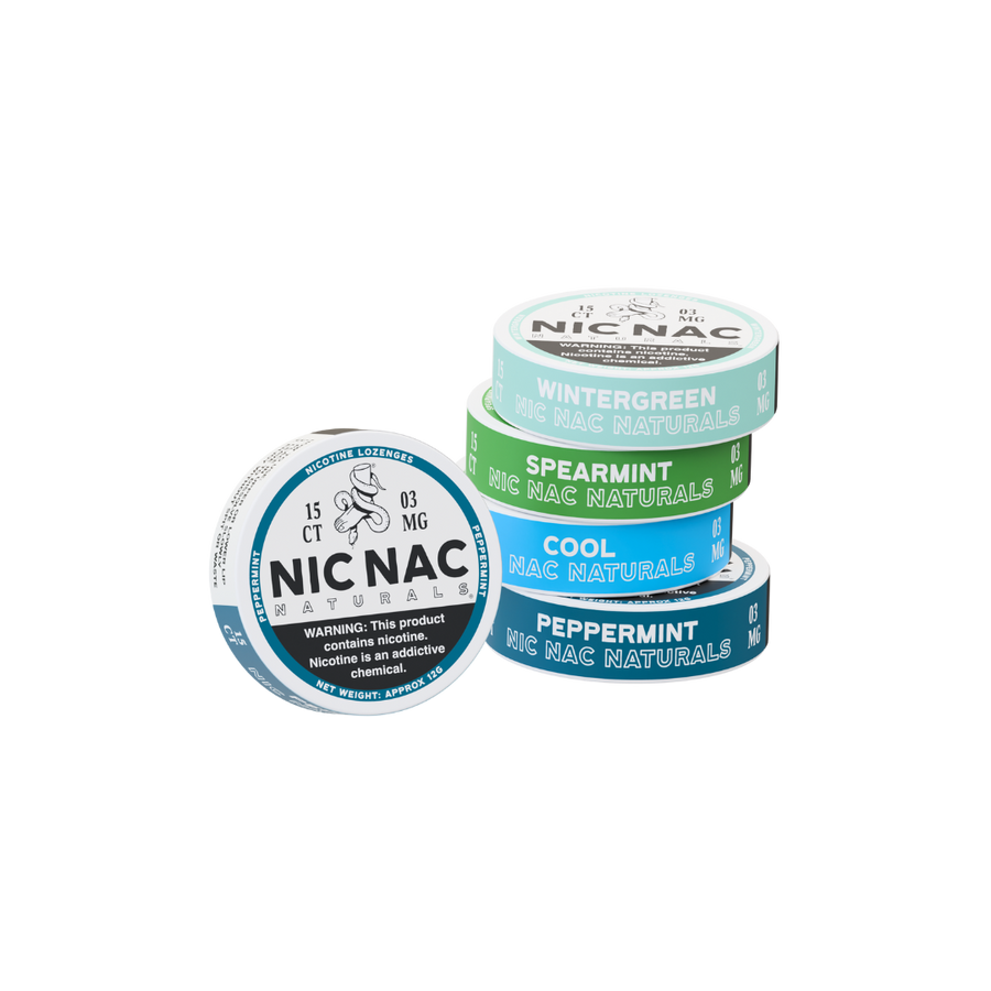 Nic Nac | Variety Pack Non-Tobacco Nicotine Lozenges – Nic Nac Naturals