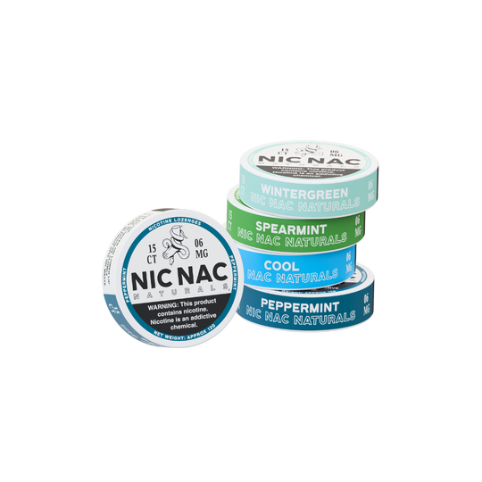 Nic Nac | Variety Pack Non-Tobacco Nicotine Lozenges – Nic Nac Naturals