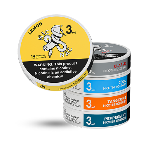 Nic Nac | New Flavor Variety Pack Non-Tobacco Nicotine Lozenges