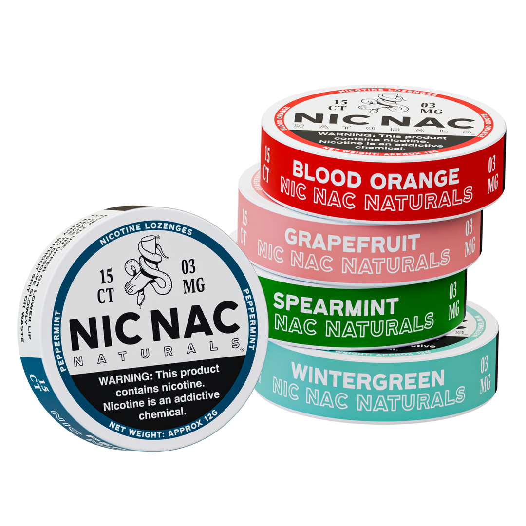 Nic Nac | Variety Pack All-Natural Non-Tabacco Nicotine Mints – Nic Nac ...