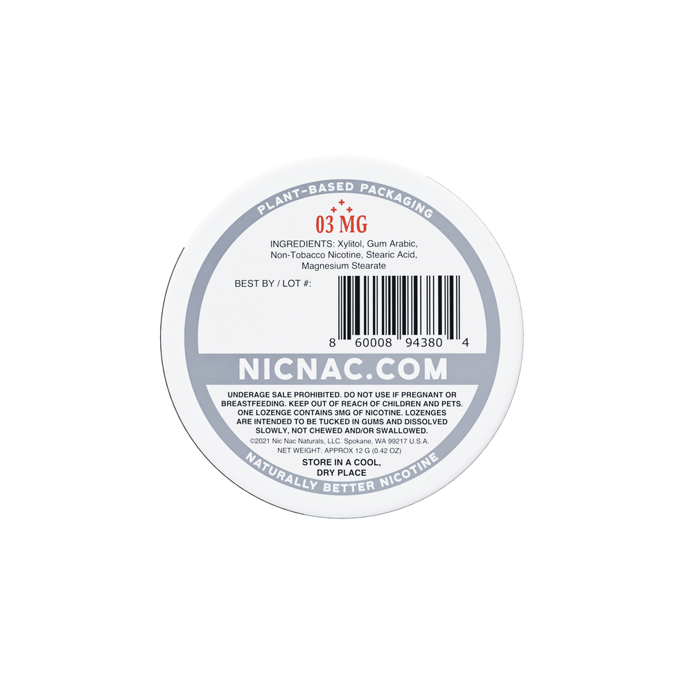 Nic Nac | Classic Non-Tobacco Nicotine Lozenges – Nic Nac Naturals