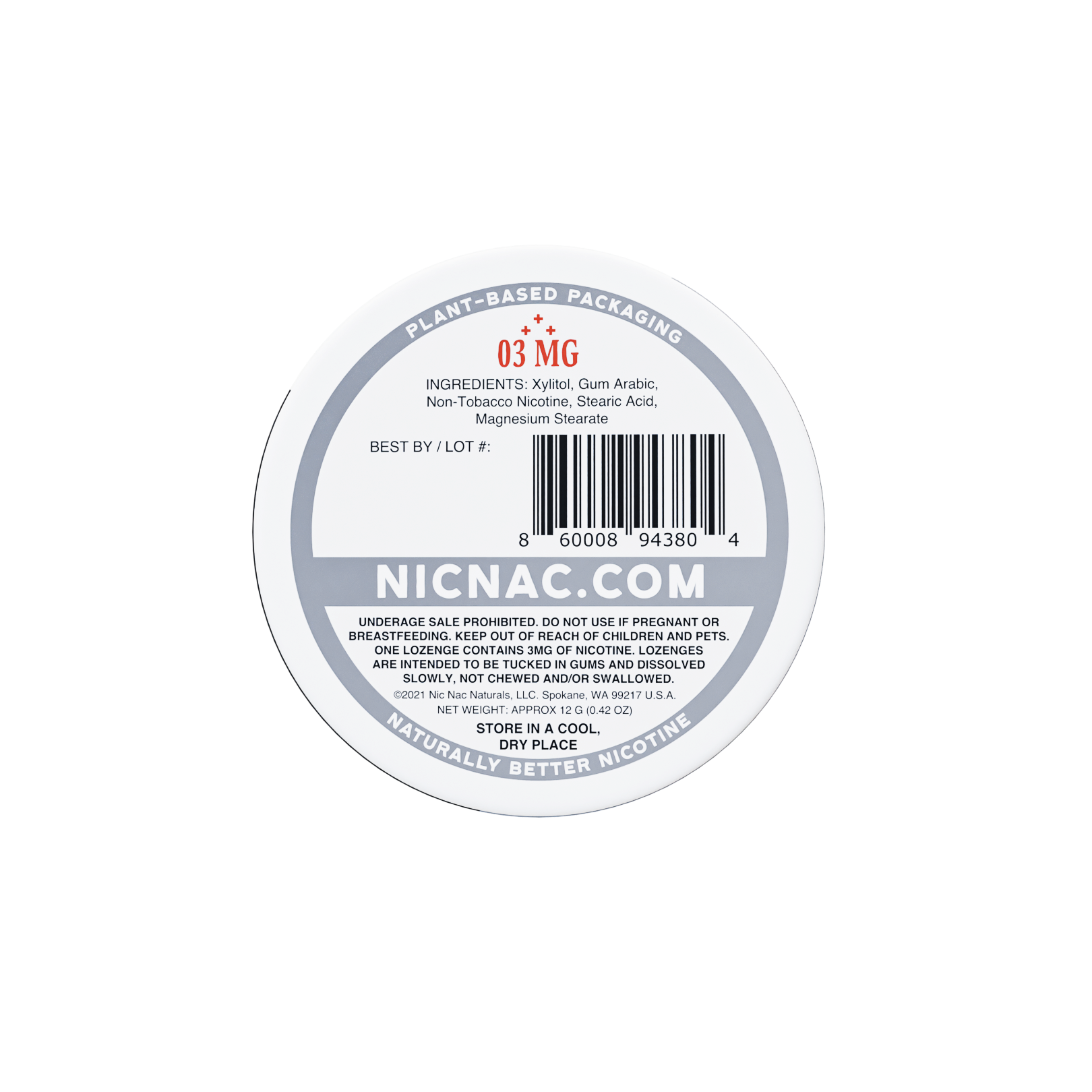 Nic Nac | Classic Non-Tobacco Nicotine Lozenges – Nic Nac Naturals
