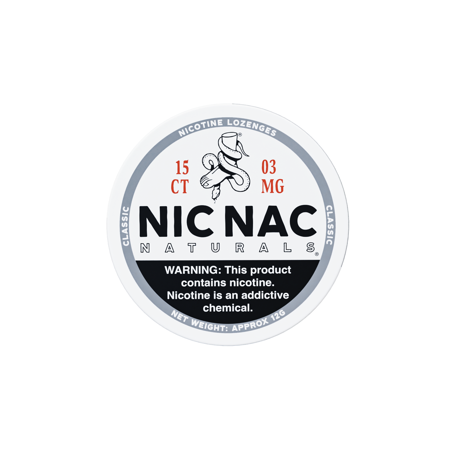 Nic Nac | Classic Non-Tobacco Nicotine Lozenges – Nic Nac Naturals